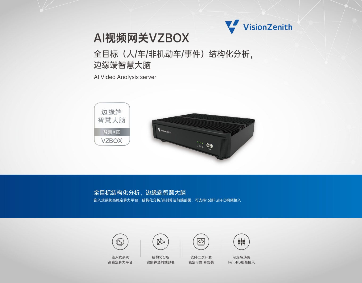 VZBox系列AI视频网关 – 臻识科技VisionZenith|智慧城市智能化视觉解决方案引领者